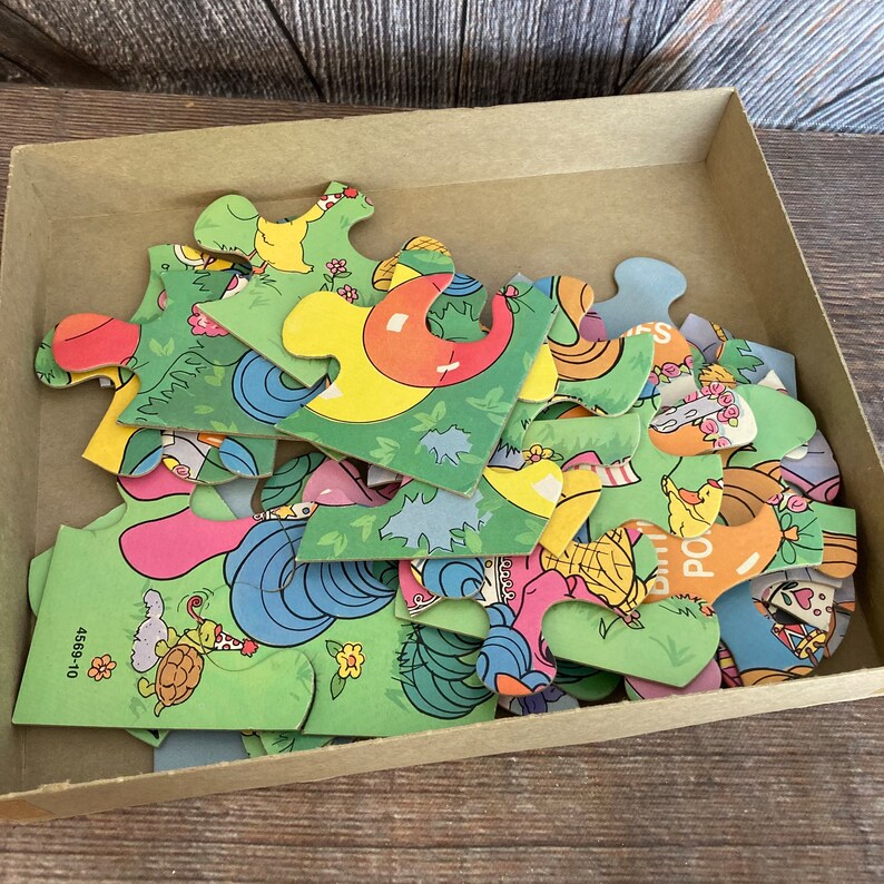 Vintage My Little Pony Puzzle 24 Piece Milton Bradley Happy - Etsy