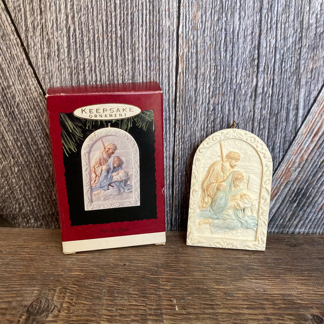 Vintage Nativity Ornament {hallmark Keepsake Ornament Holiday} Holiday ...
