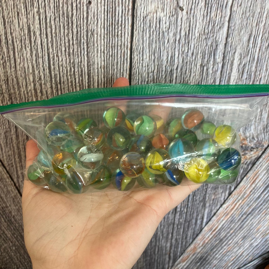 50 Vintage Glass Marbles DIY Vintage Decor Crafting Cats Eye - Etsy
