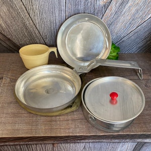 Vintage Palco Camping Kit, Mess Kit, Boy Scouts of America Piece Pan ...