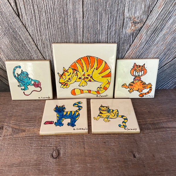 Cat Tile - Etsy