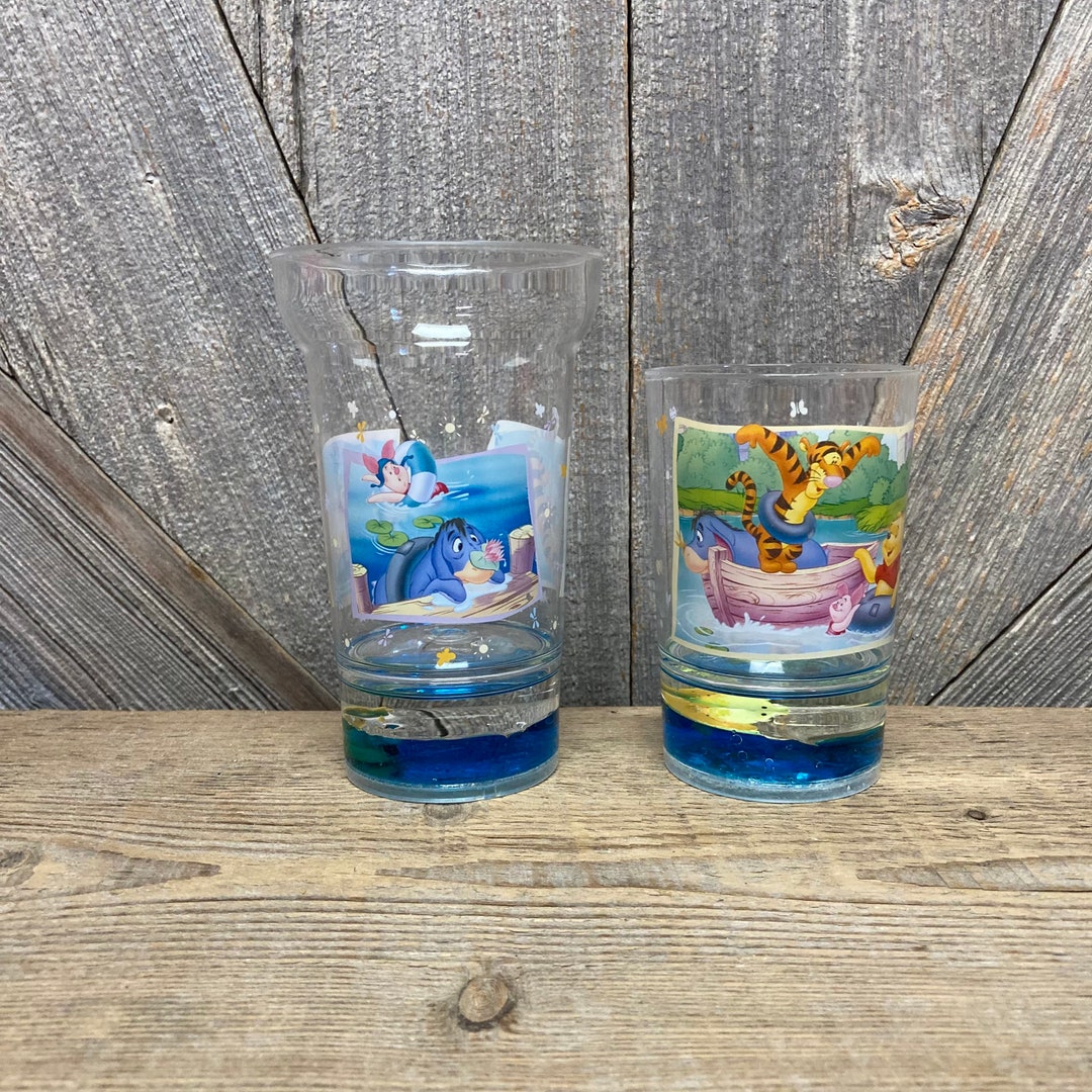 2 Vintage Pooh Cups Plastic Pooh 90s Kid Walt Disney Plastic - Etsy