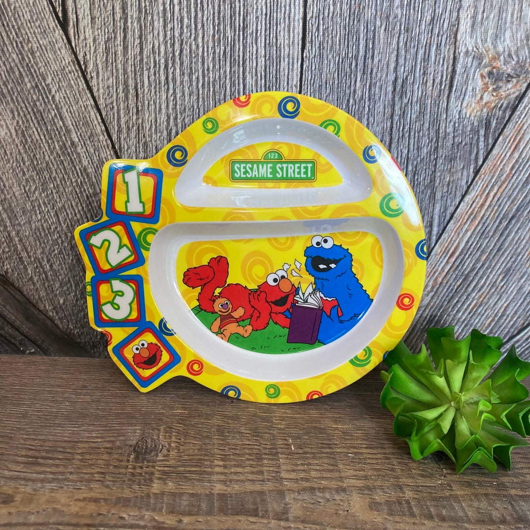 Vintage Sesame Street Plate Big Bird Melmac Dinnerware Muppets Vintage ...