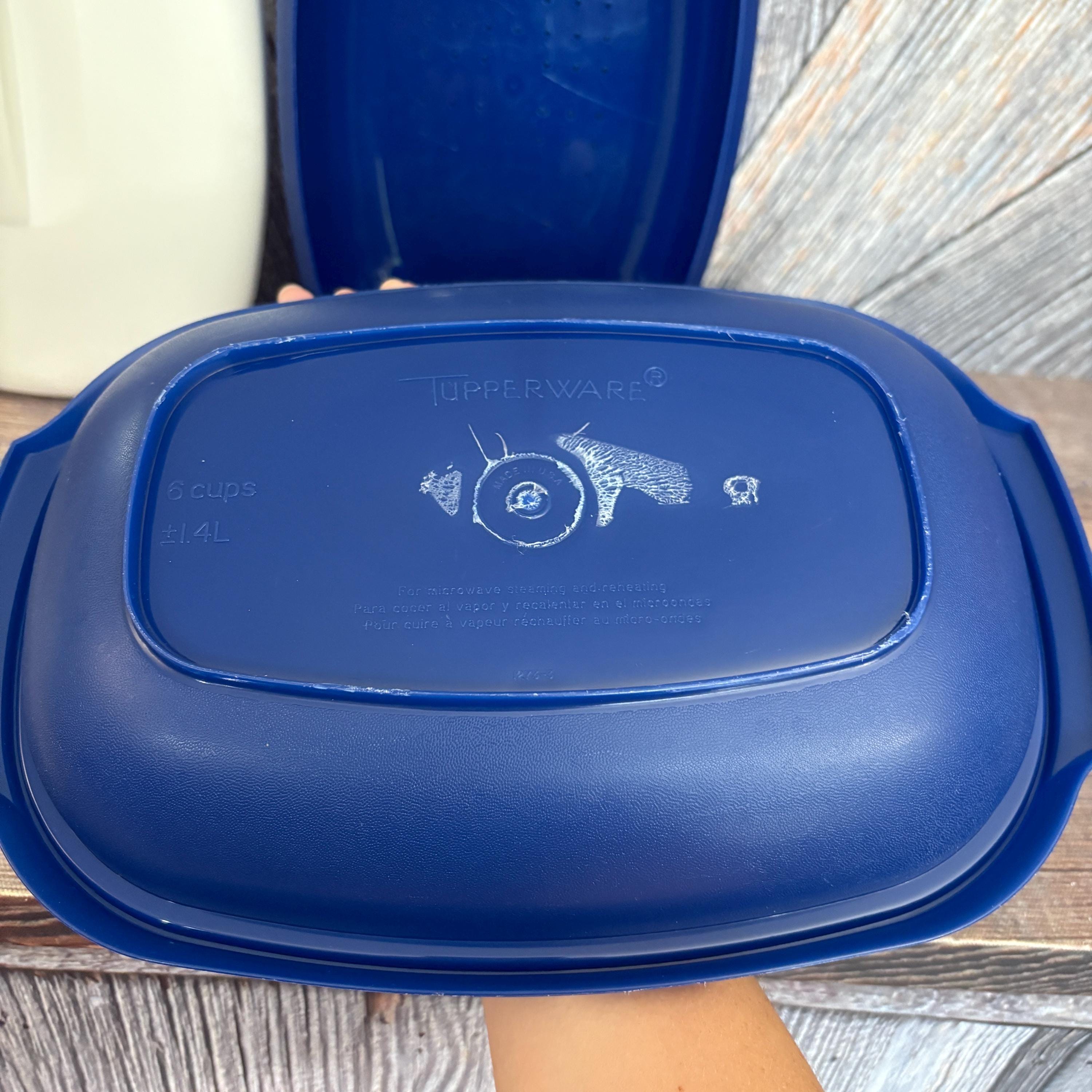 Vintage Tupperware Steamer {plastic Microwave Tupper Ware Steamer for ...