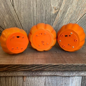 Vintage Halloween Plastic Pumpkin Light Blow Mold, Trick or Treat ...