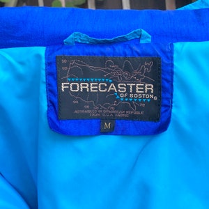 Vintage Forecaster Blue Jacket Winter Coat Trench Long Coat Rain Water ...