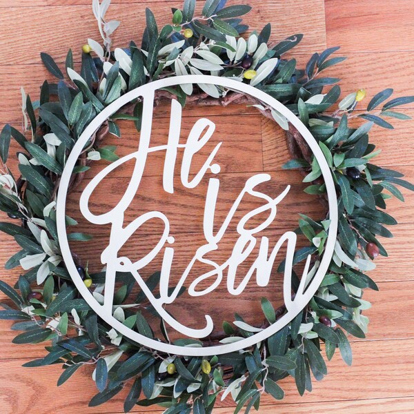 He is Risen Sign - Etsy