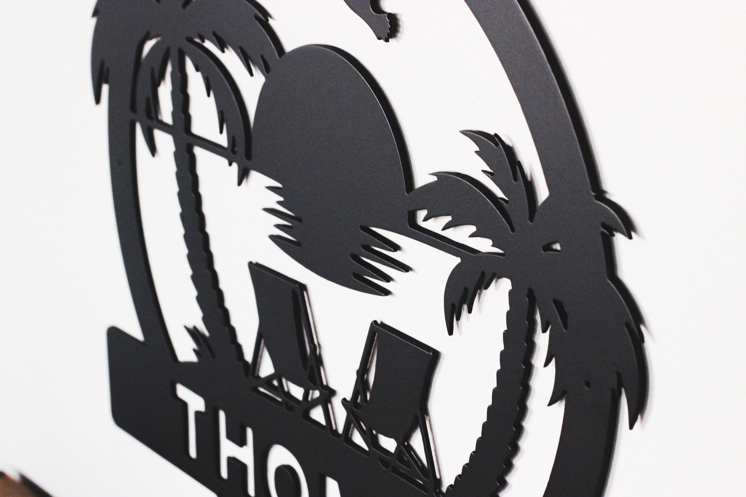 Personalized Palm Tree Sign Custom Name Sign Beach House - Etsy