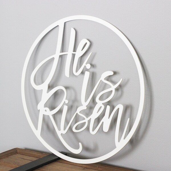 He is Risen Sign - Etsy