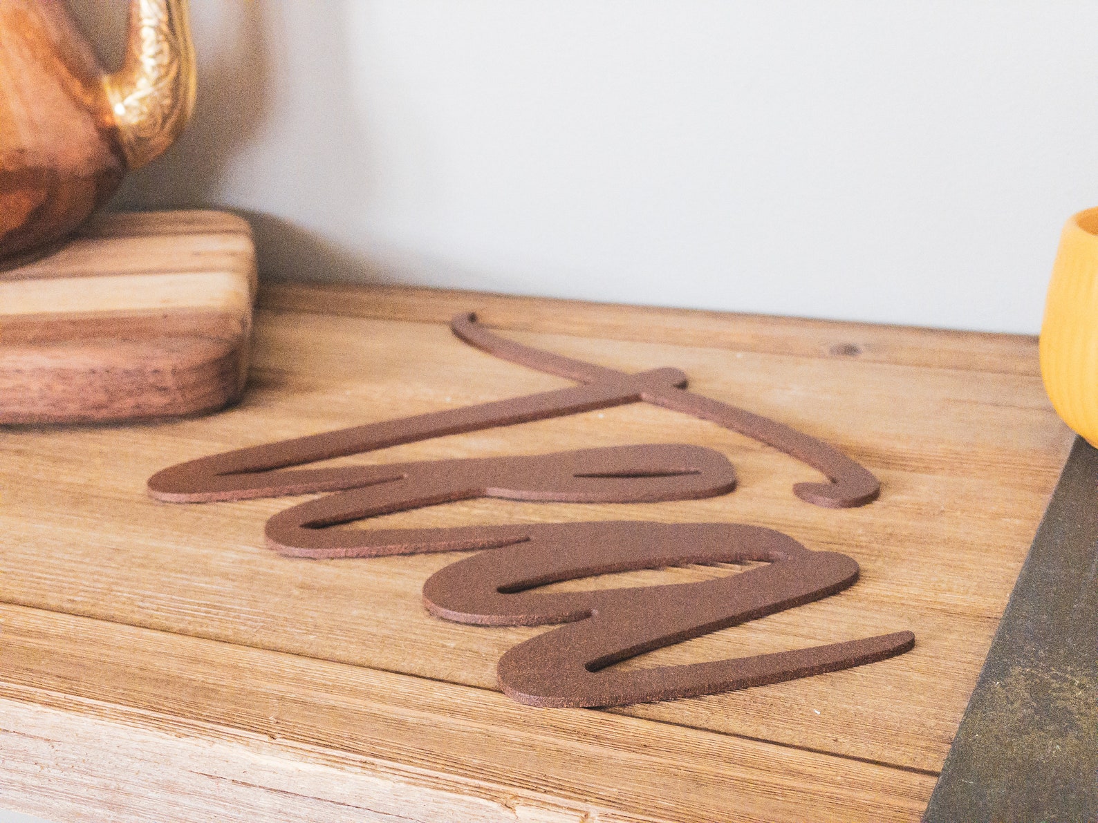 Tea Sign Metal Tea Sign Script Font Tea Sign Cursive Tea - Etsy