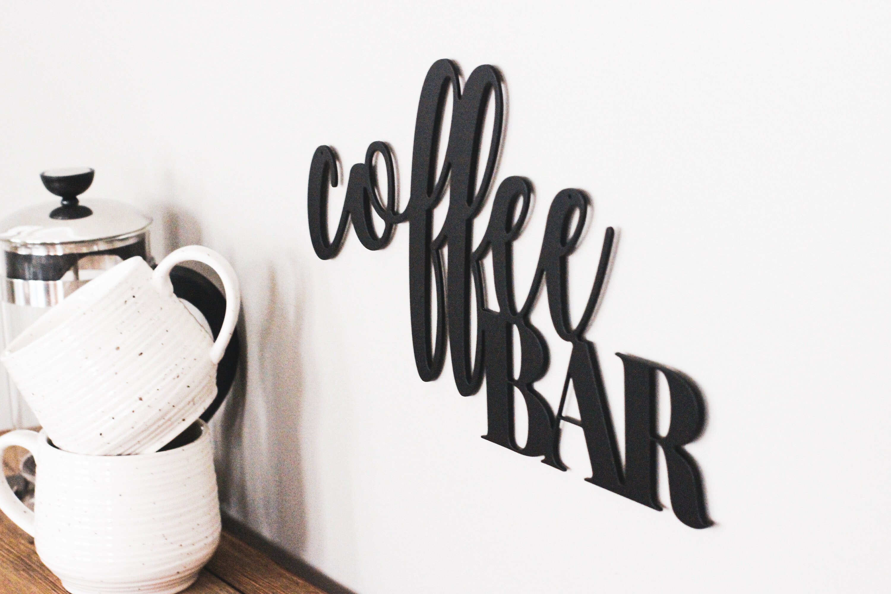 Coffee Bar Sign Metal Coffee Sign Coffee Bar Sign for - Etsy