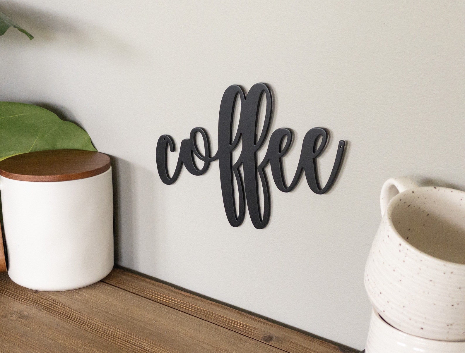 Coffee Sign Metal Coffee Bar Sign Coffee Sign for Kitchen - Etsy