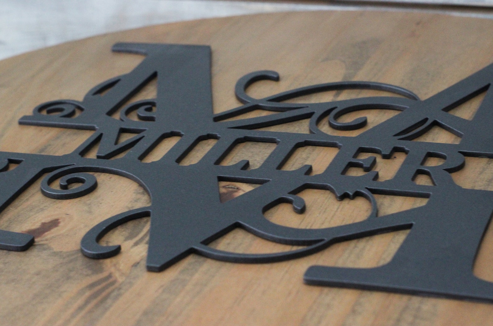 Personalized Metal Name Sign Custom Last Name Sign Metal | Etsy