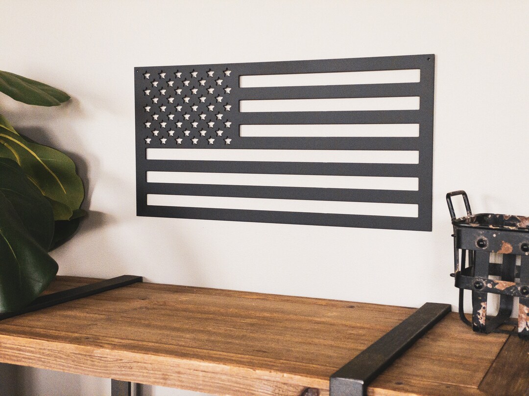 Metal American Flag United States Flag Flag Wall Sign Patriotic ...