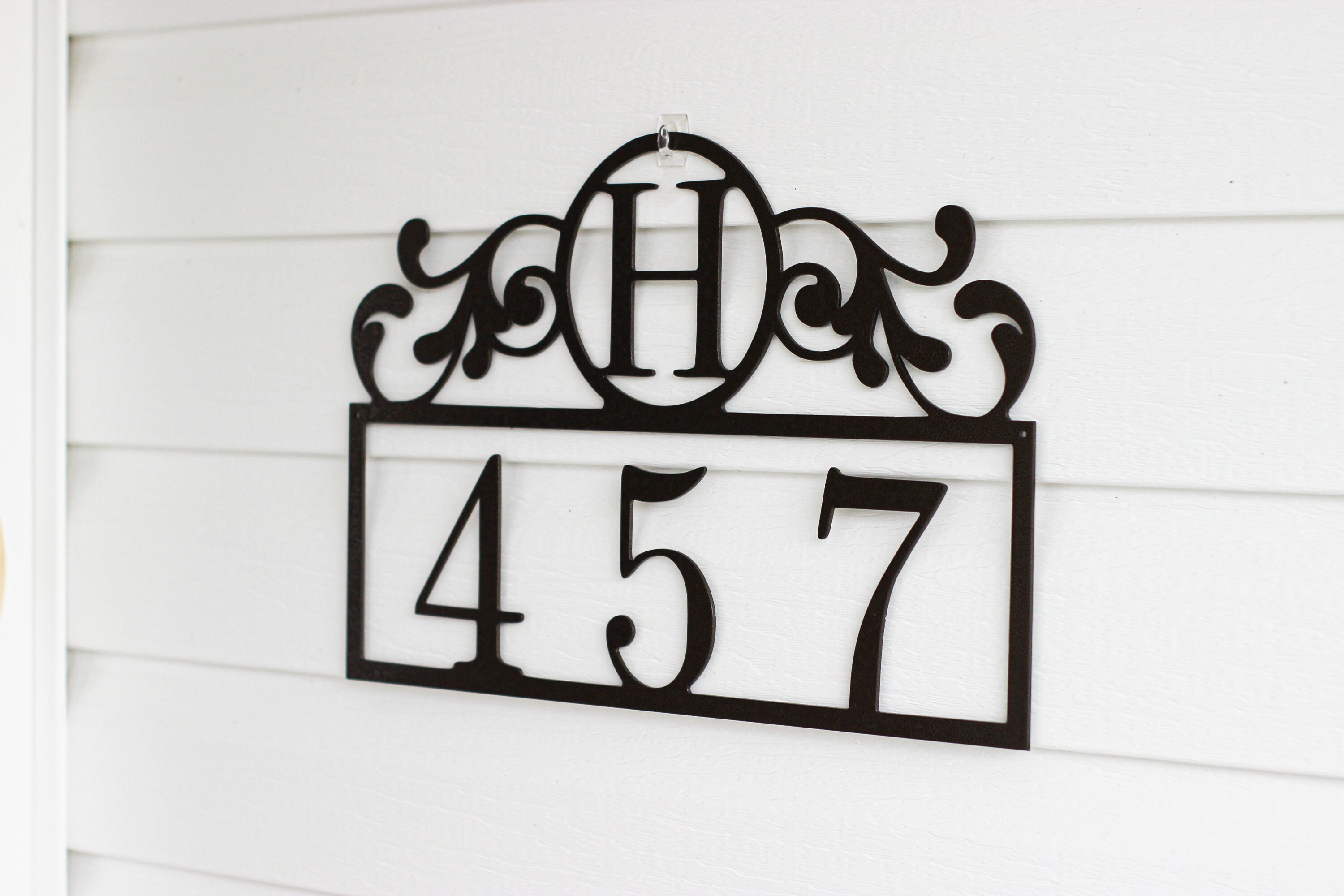 Metal House Numbers Metal Address Sign Metal Address | Etsy