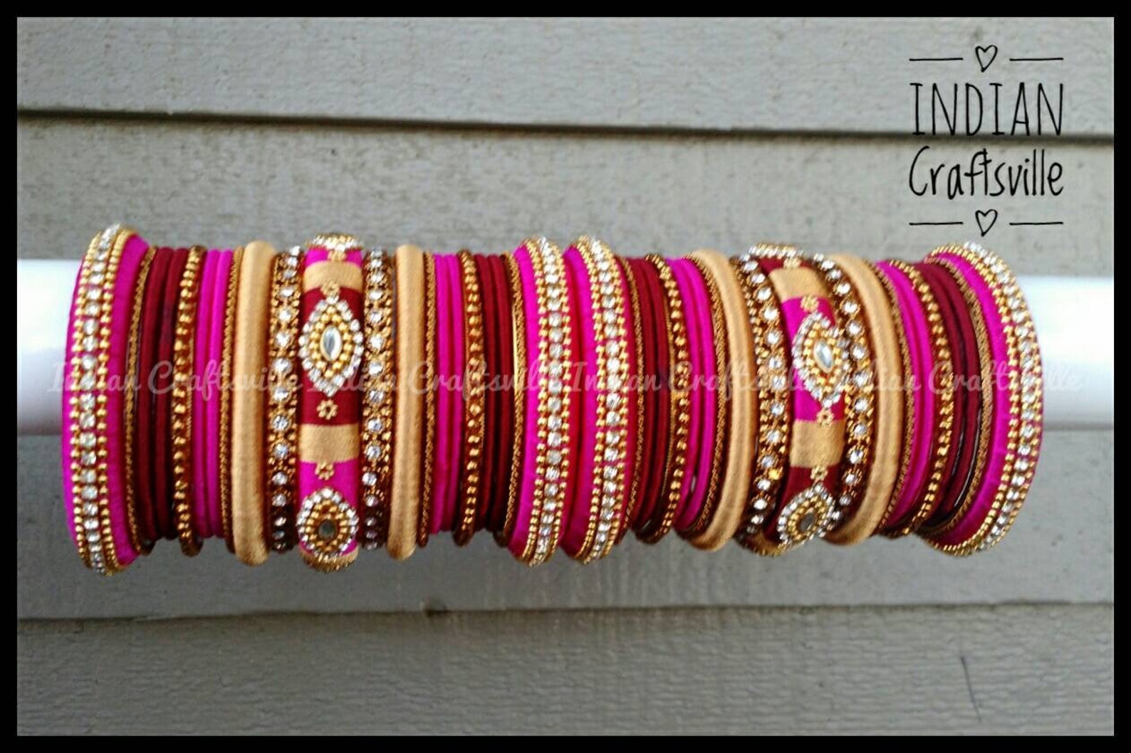Silk Thread Bangles Set of 42 Bangles for Both Hands - Etsy