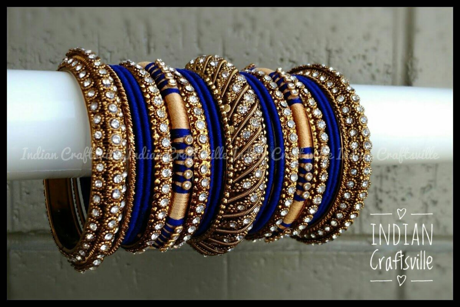 Silk Thread Bangles Set of 38 Gold Bangles Wedding Bangles - Etsy