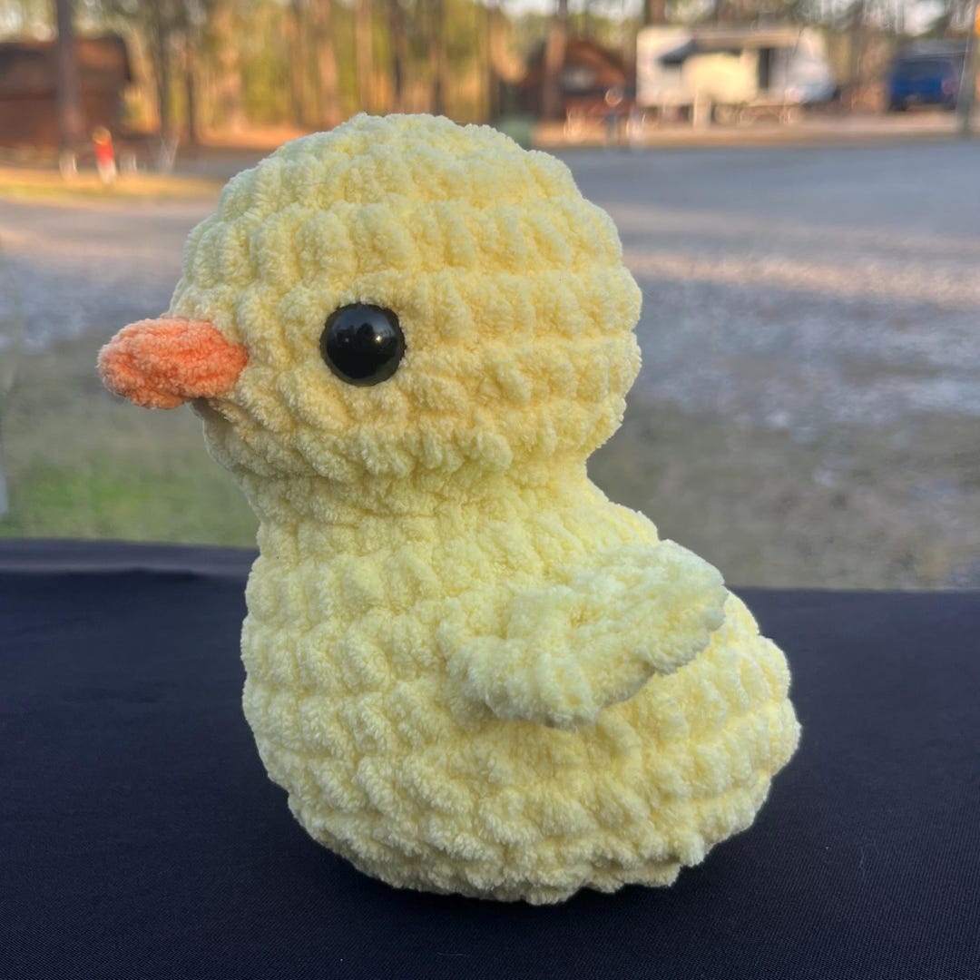 Handmade Yellow Duckling Plushie Toy - Perfect Easter Gift for Kids ...