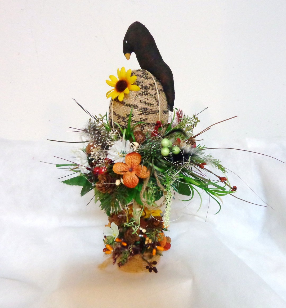 Fall Autumn Rustic Crow Nest Small Centerpiece-farmhouse-country ...
