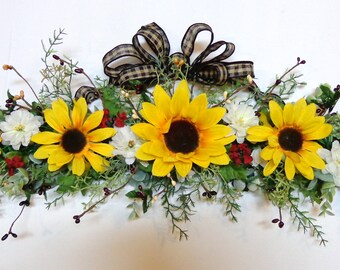 Sunflower Swag | Etsy