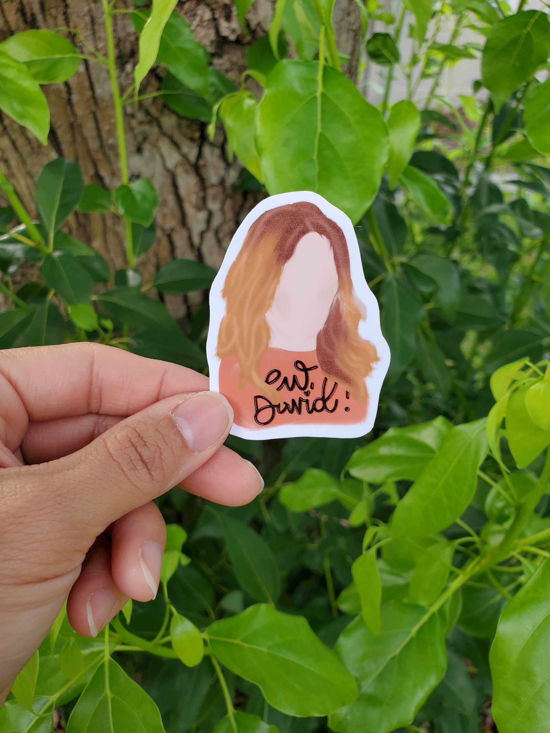 Faceless Portraits Schitt's Creek Stickers, David Rose, Alexis Rose ...