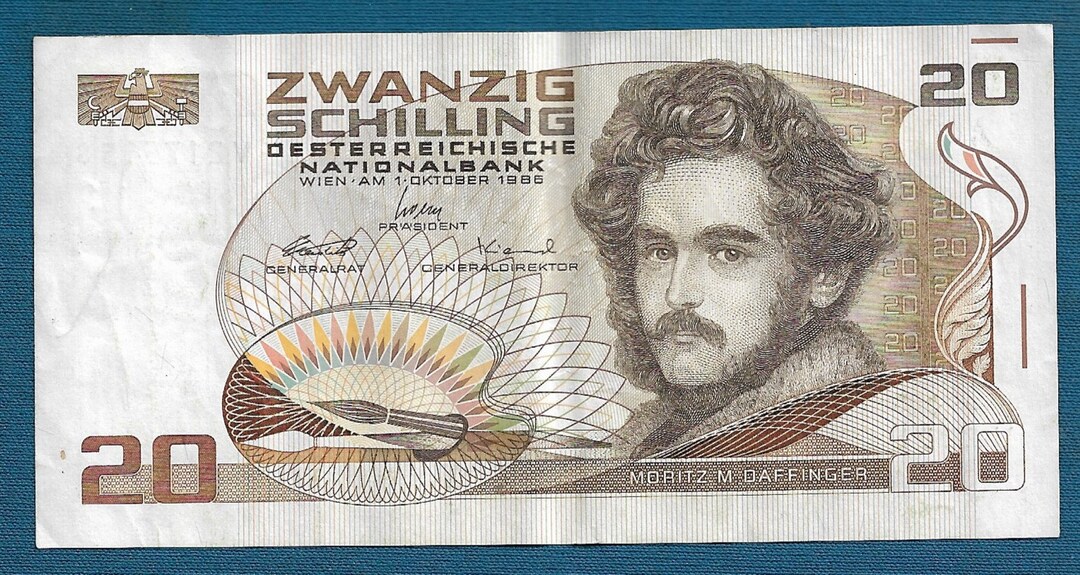Österreich, Austria Banknotes, 20 Schilling 1986. Original Banknotes ...