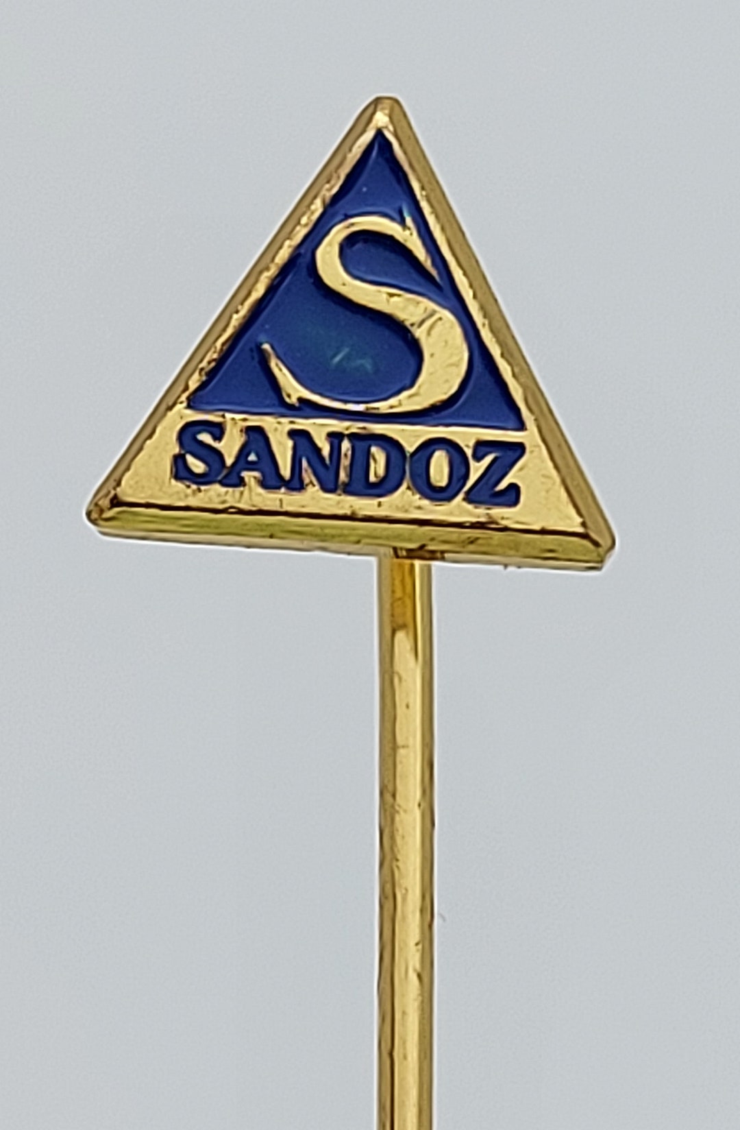 SANDOZ Pharmaceutical Vintage Small Lapel Pin Badge Pharmacy LSD Albert ...