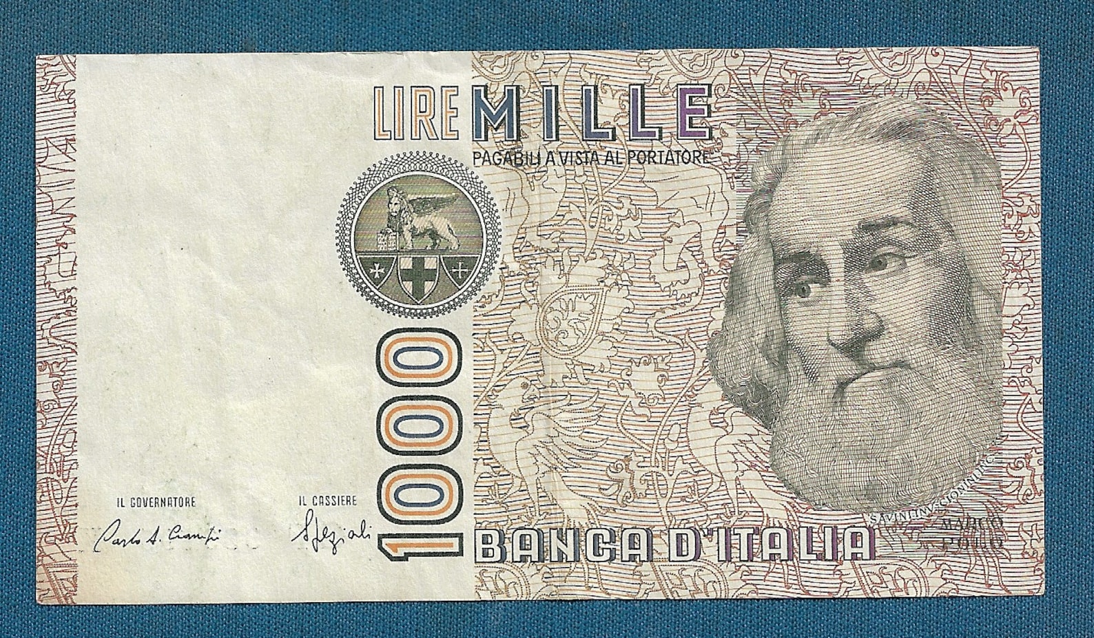 Italy Banknotes, 1000 Lire 1982. BANCA D ITALIA, Original Banknotes - Etsy