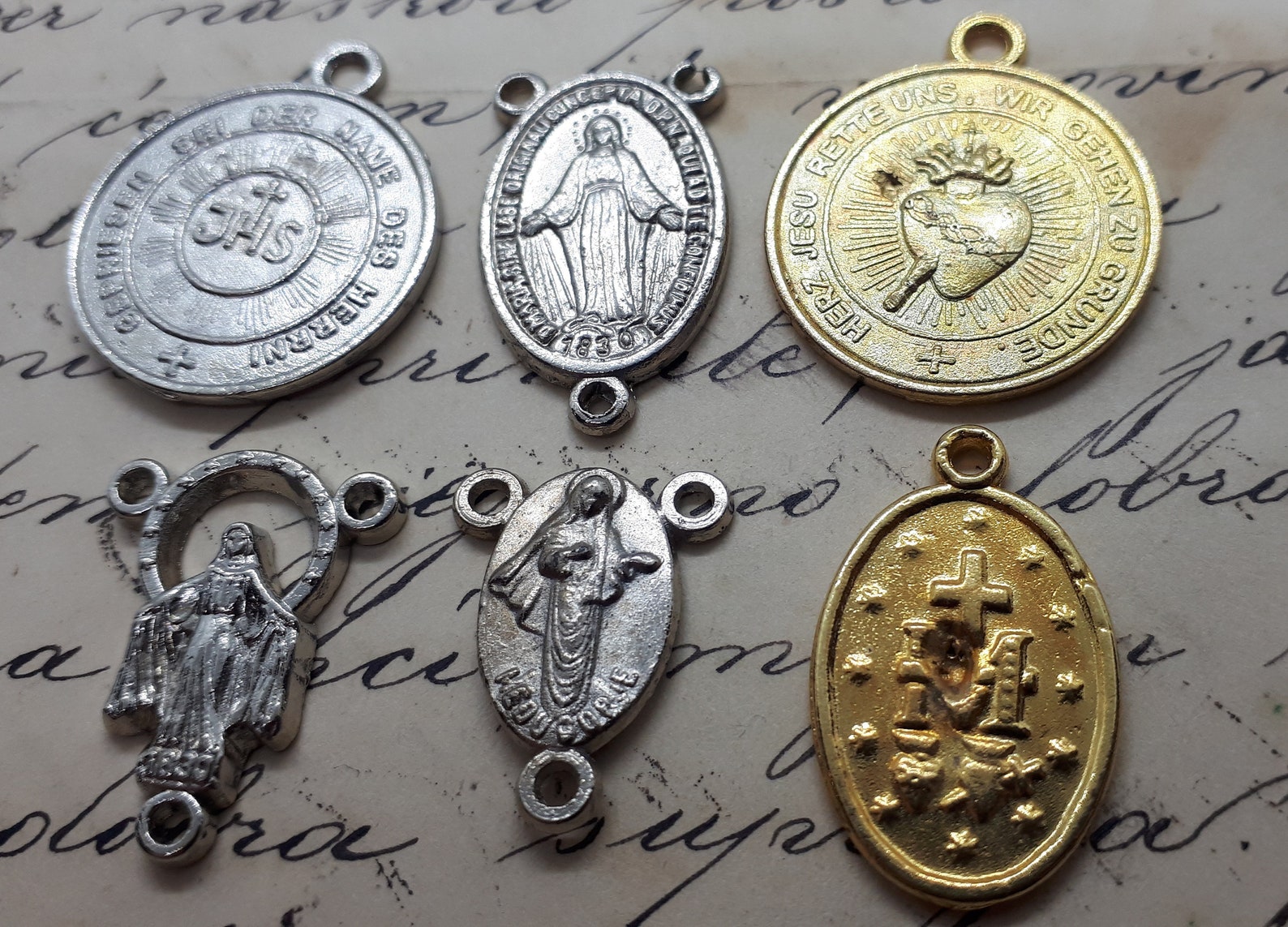 Roman Catholic Medals Croatia Bosnia Vintage Catholic - Etsy