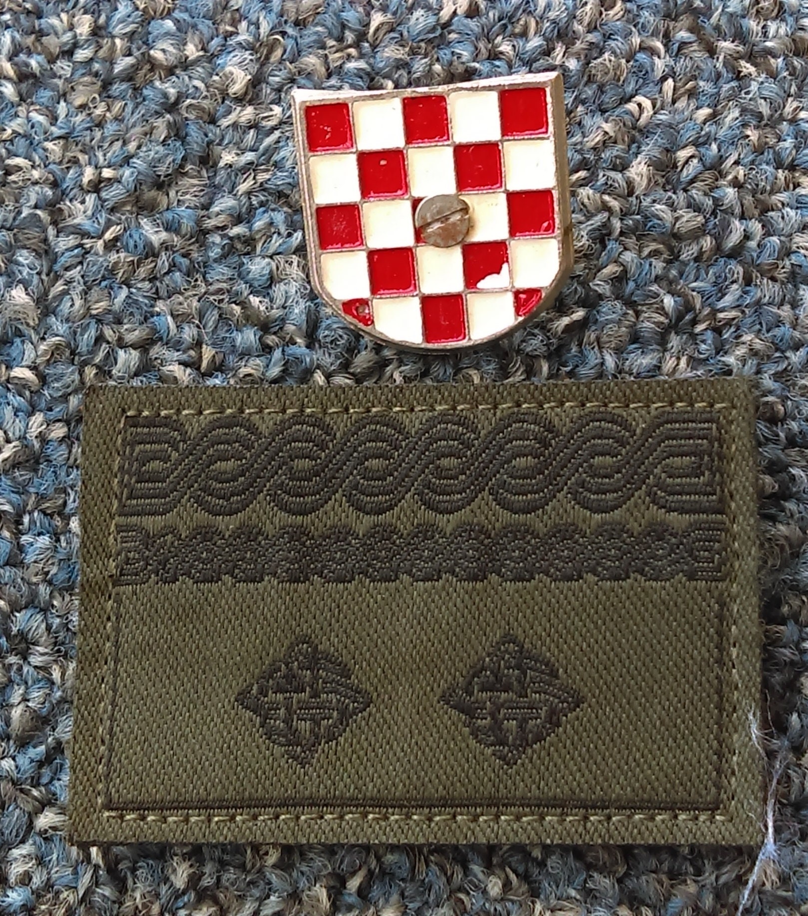 Croatian Army Croatian Armed Forces Rank Patch Cro Army | Etsy