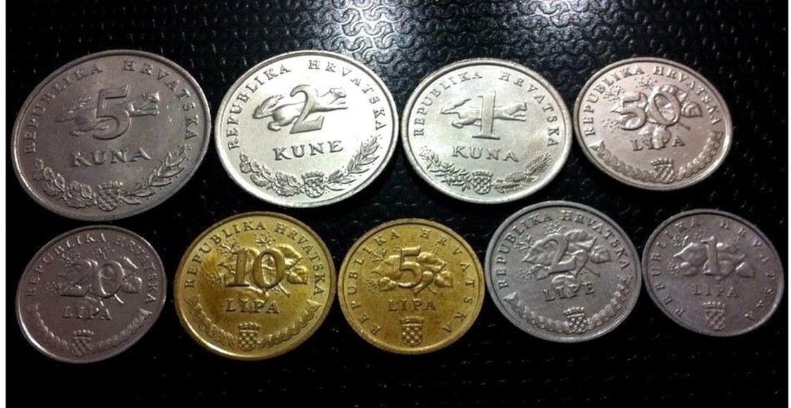 Croatia Hrvatska - Kune & Lipe - Croatia Set of 9 Coins ! - Etsy