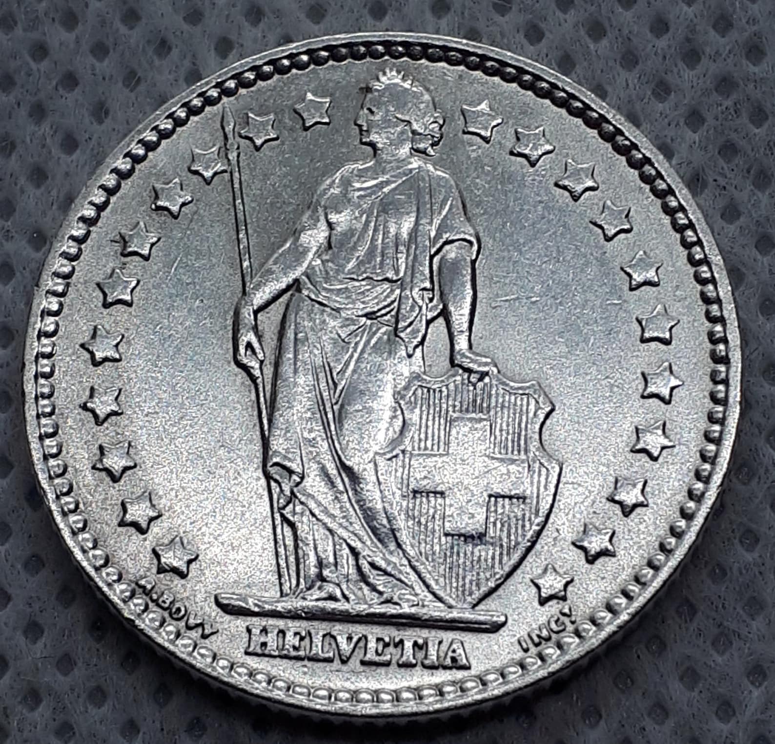 1 Franc 1963. Switzerland Silver Coin 1 Franc / Franken / - Etsy