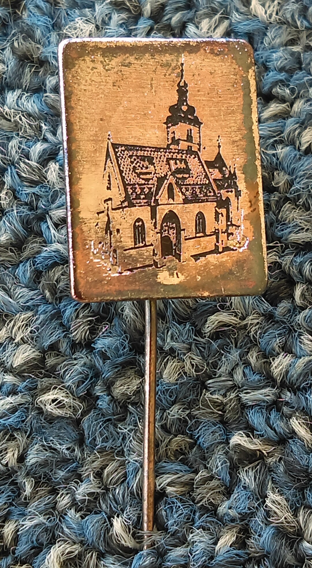 Crkva Sv. Marka Zagreb,st. Mark's Church, Catholic Croatian Vintage Pin ...