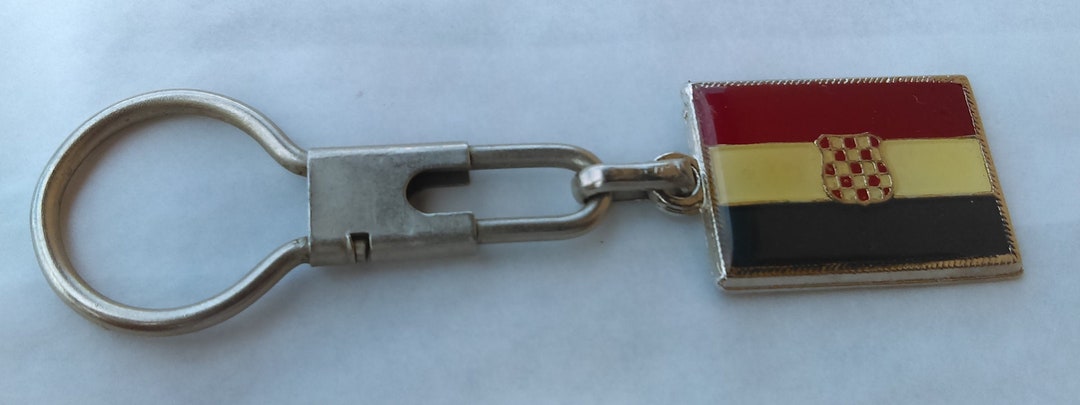 Croatia, Flag, Blason, Coat of Arms, Vintage Keychains ! - Etsy