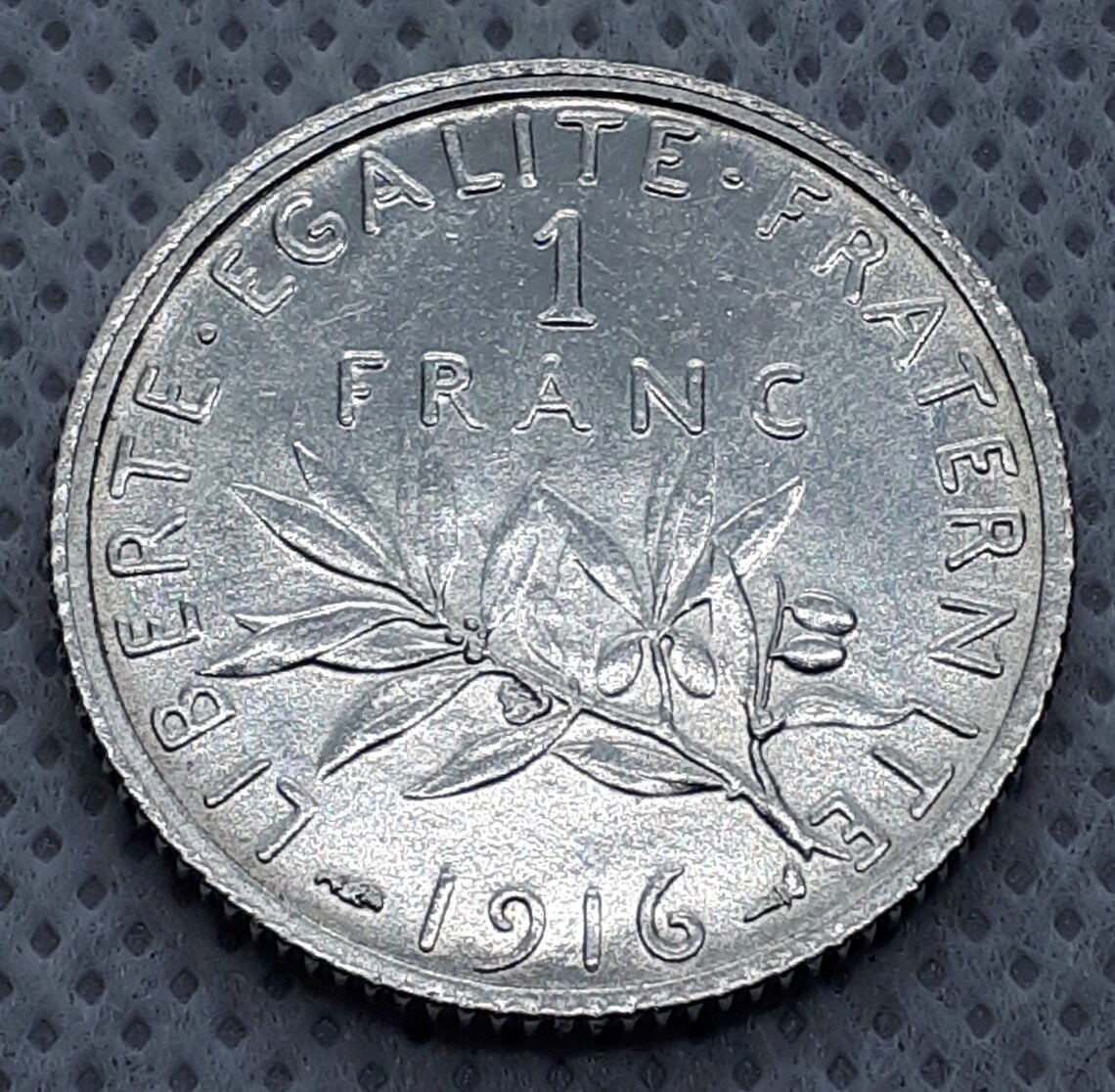 1 Franc 1916. France Silver Coin REPUBLIQUE FRANÇAISE - Etsy