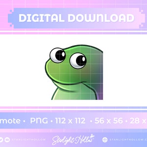 Concerned Frog | Pre-made Emote | Instant Digital Download for Discord ...