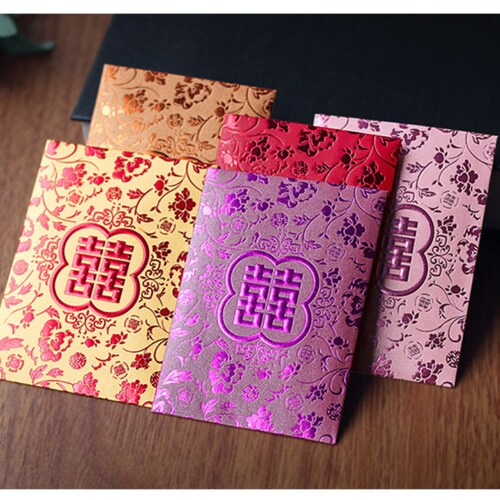 Wedding or Chinese New Year Money Envelopes Chinese Wedding - Etsy Hong ...
