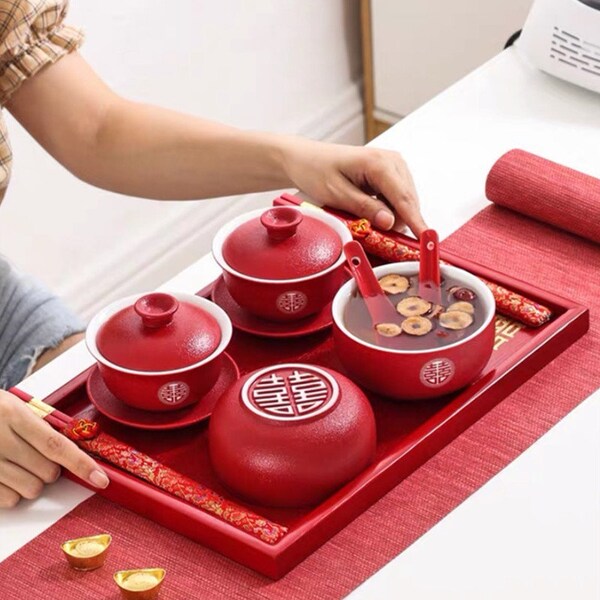 Wedding Tea Set - Etsy