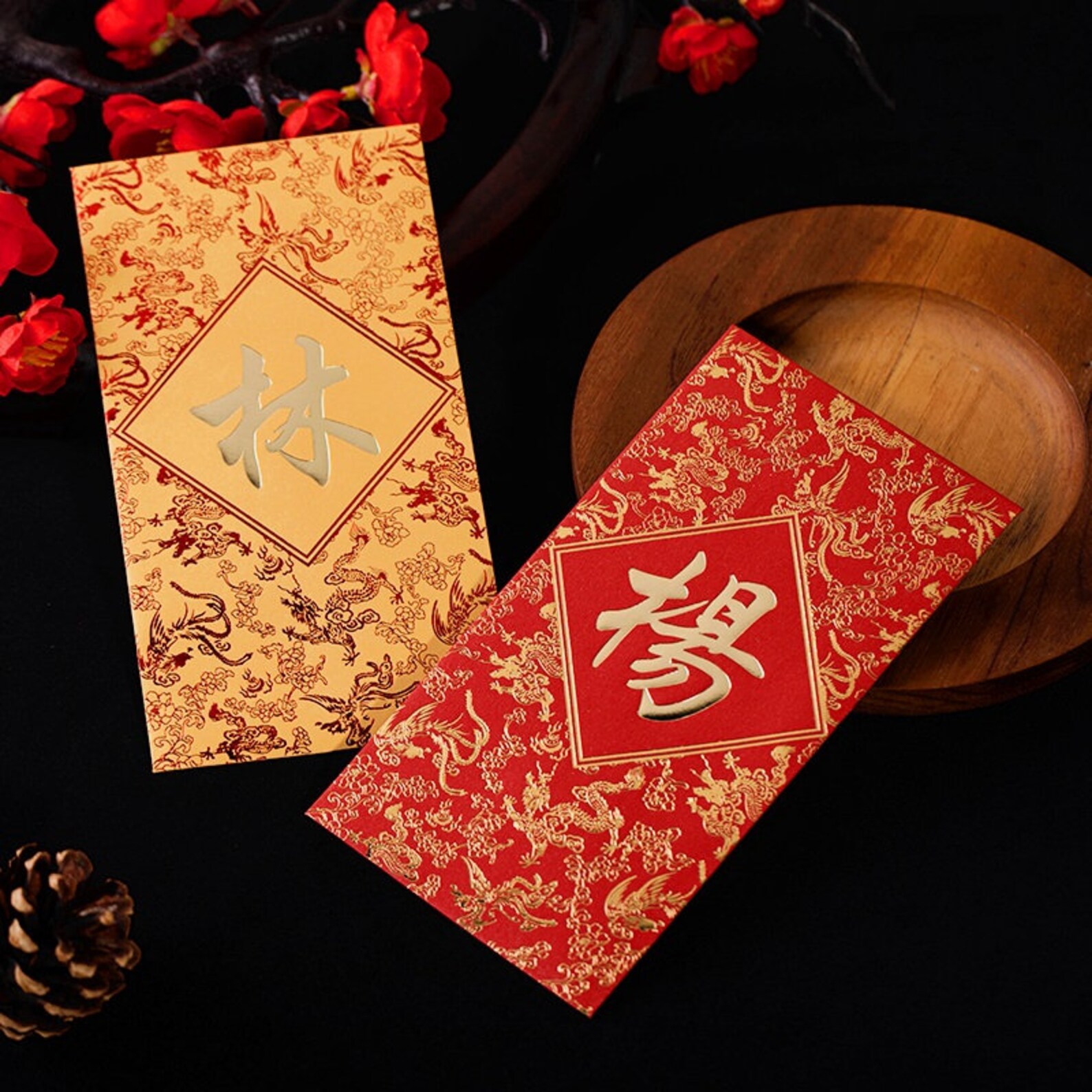 10x Customised Personalised Asian Chinese Surname Dragon - Etsy