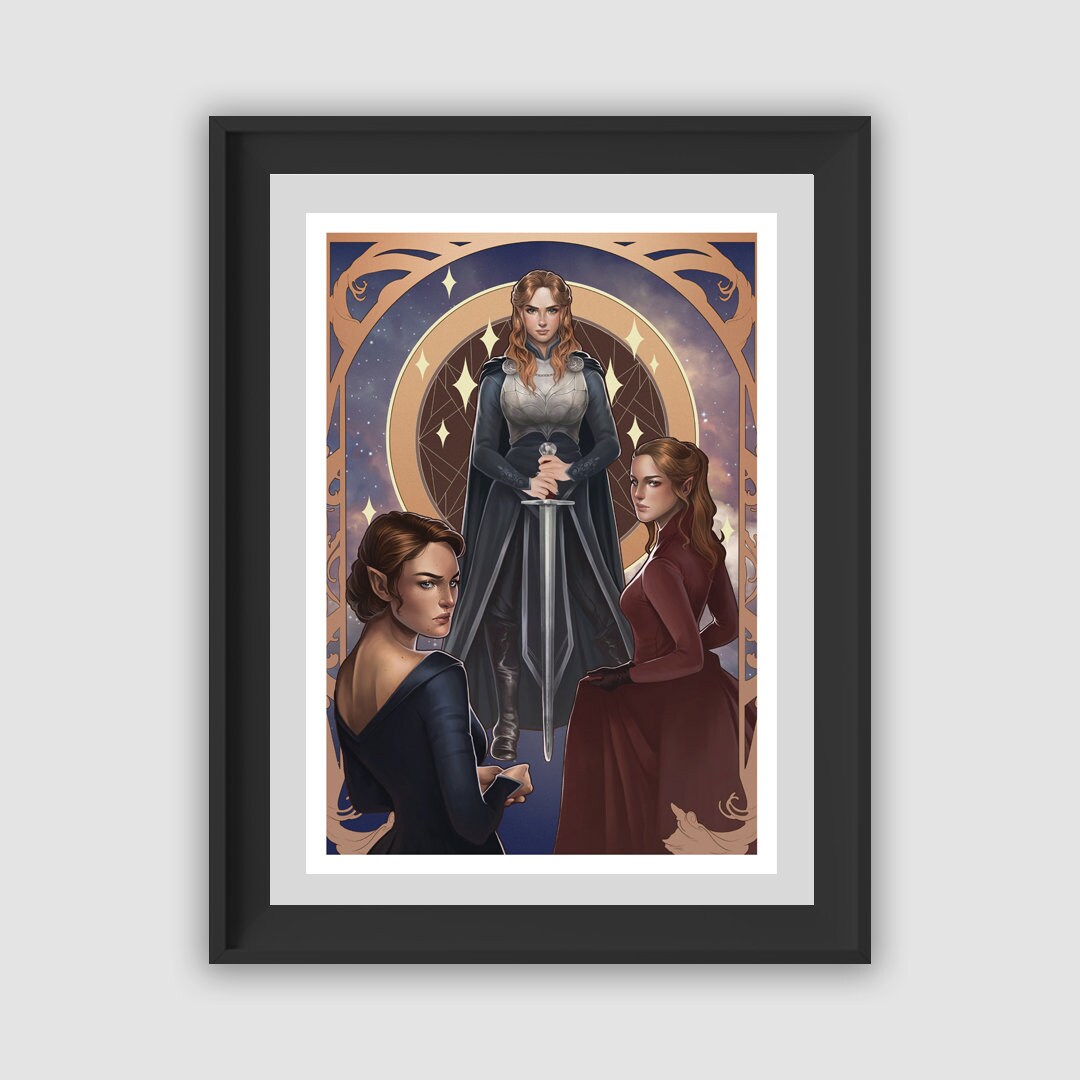 Sarah J Maas the Archeron Sisters ACOTAR A Court of Thorns and Roses A4 ...
