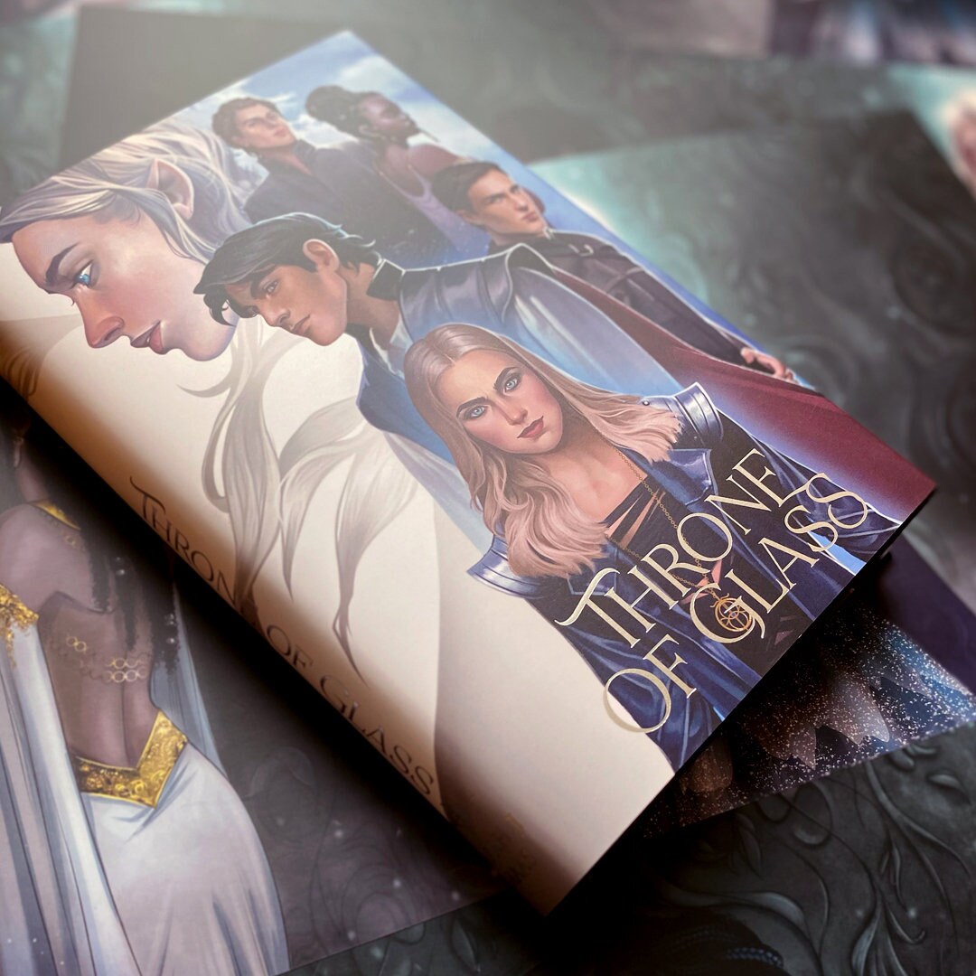 Throne of Glass Dust Jacket Sarah J Maas, Officially Licensed - Etsy