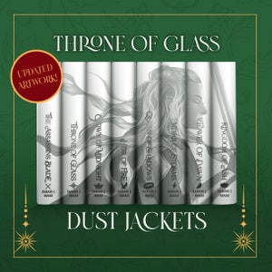 FULL SET Throne of Glass Dust Jackets - Sarah J. Maas Officially ...