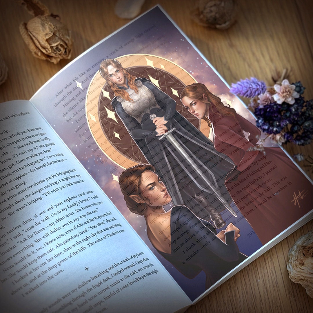 The Archeron Sisters Overlay, A Court of Thorns and Roses, ACOTAR ...