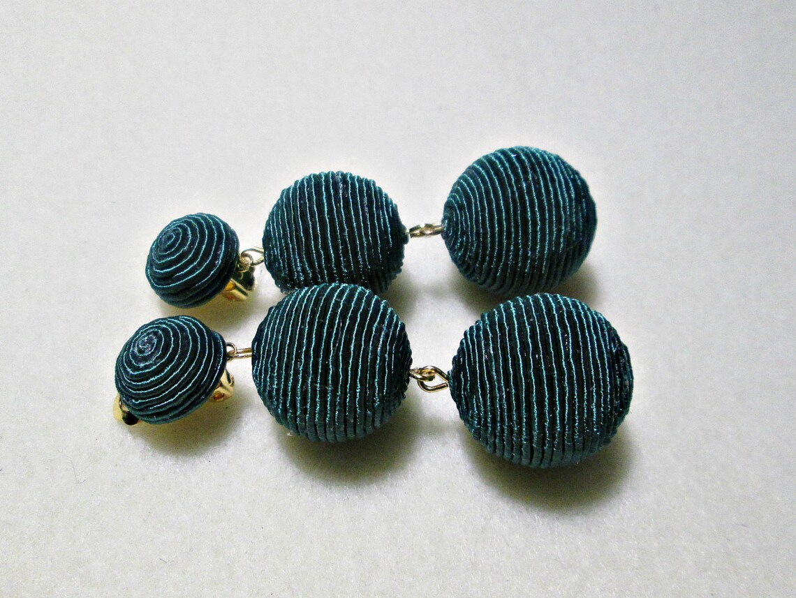 Bon Bon Earrings. Ball drop earrings. Bonbons earrings | Etsy