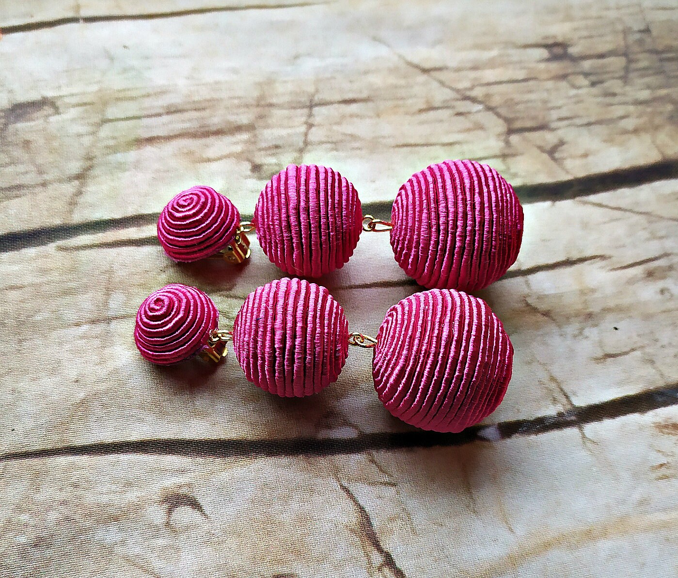 Bon Bon Earrings. Ball drop earrings. Bonbons earrings | Etsy