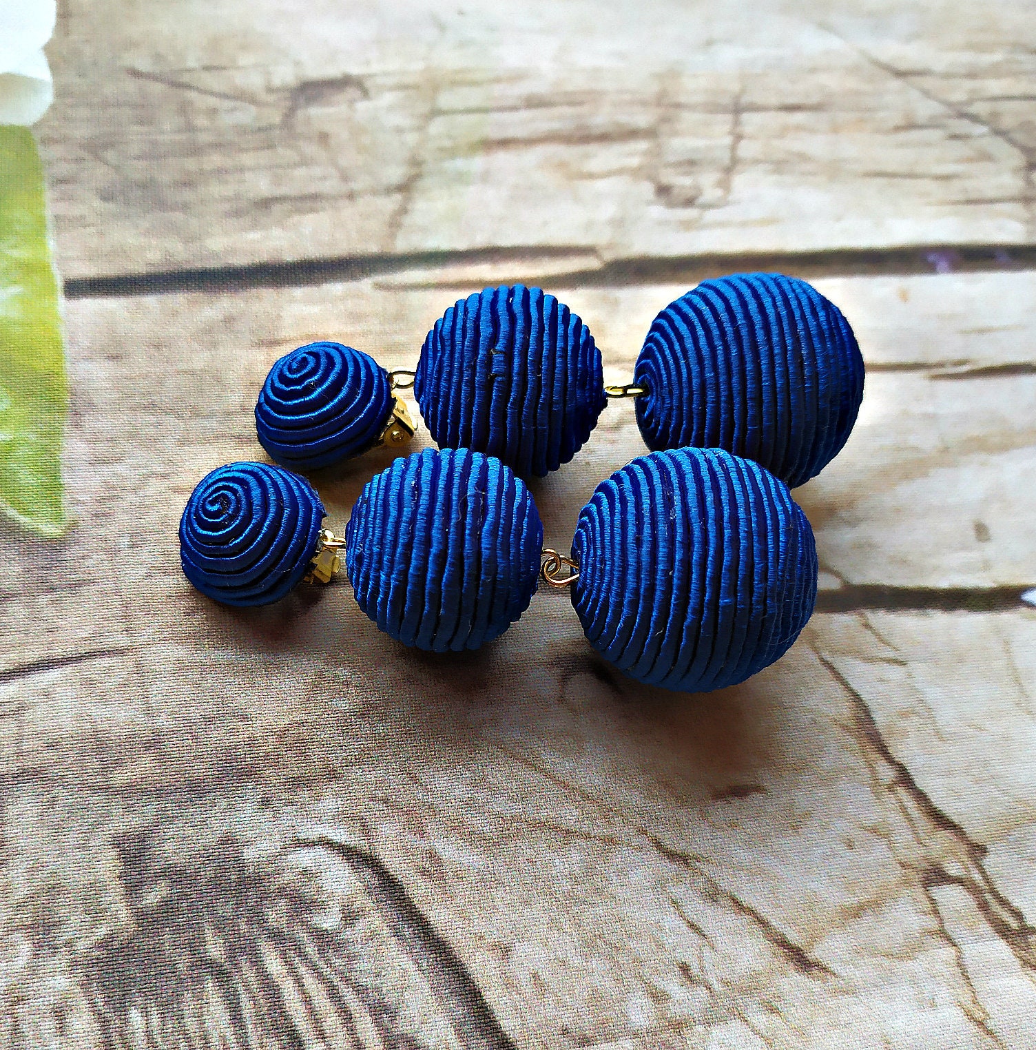 Bon Bon Earrings. Ball drop earrings. Bonbons earrings | Etsy