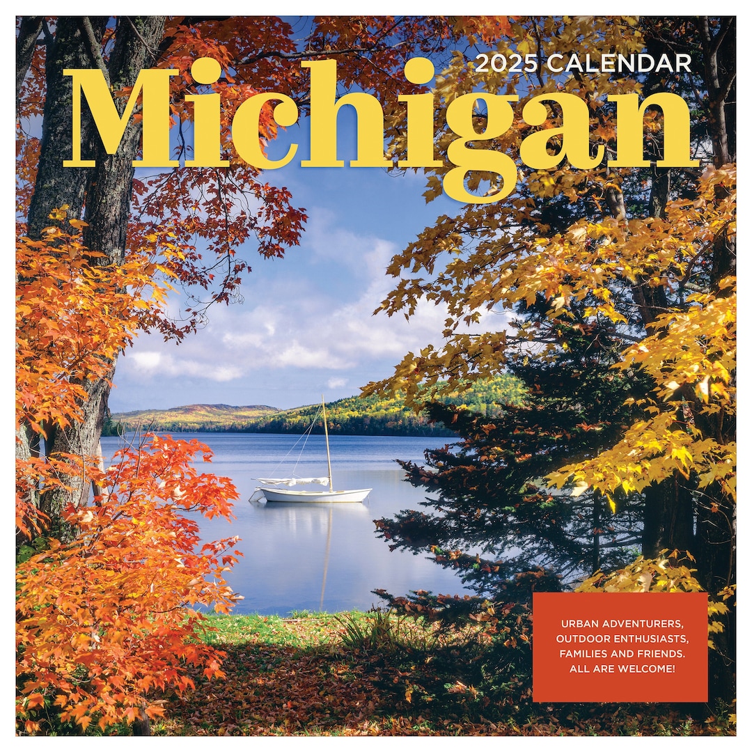 2025 Michigan Wall Calendar - Etsy