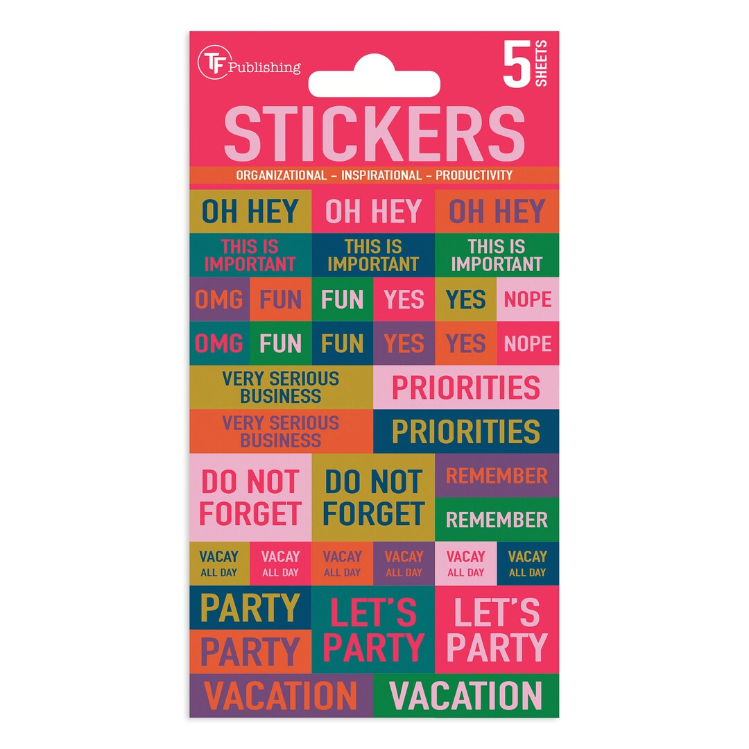 In Any Event - Planning Sticker Pack -- for Calendars, Planners ...