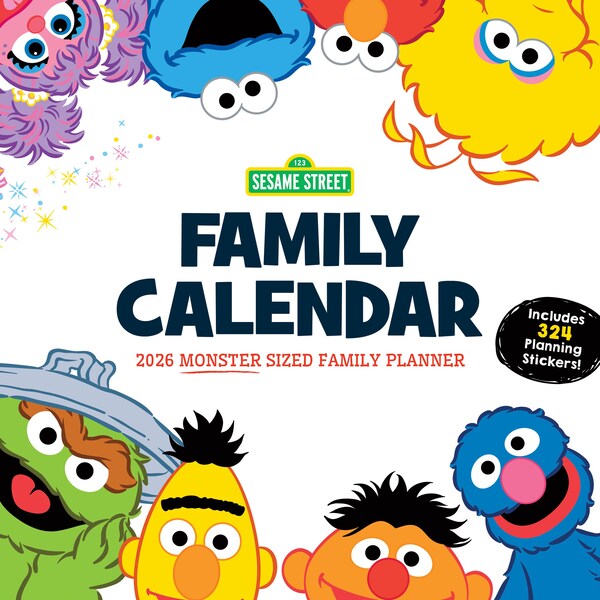 Monster Grid Calendar 2026 - Etsy