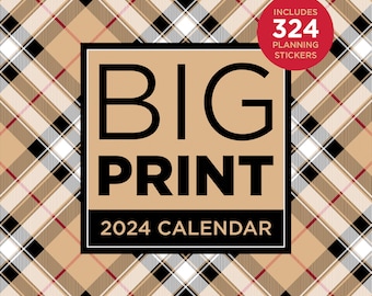 2024 Wall Calendar, 2024 Large Printable Calendar, 2024 Pastel Calendar ...
